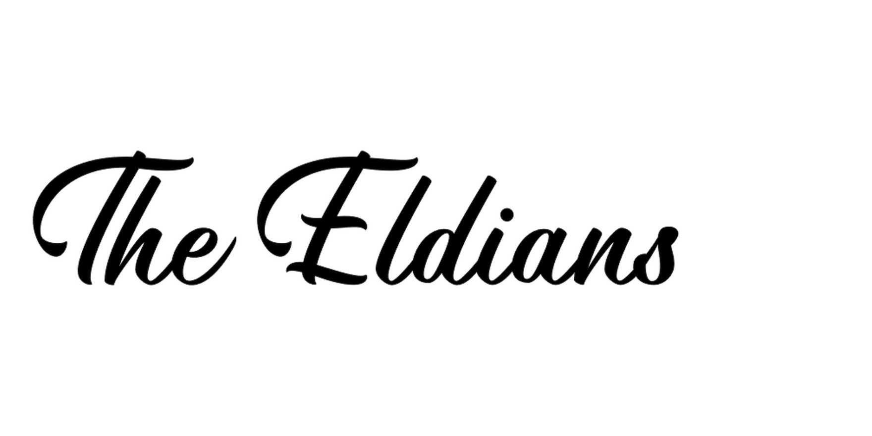 The Eldians in use - Fonts In Use