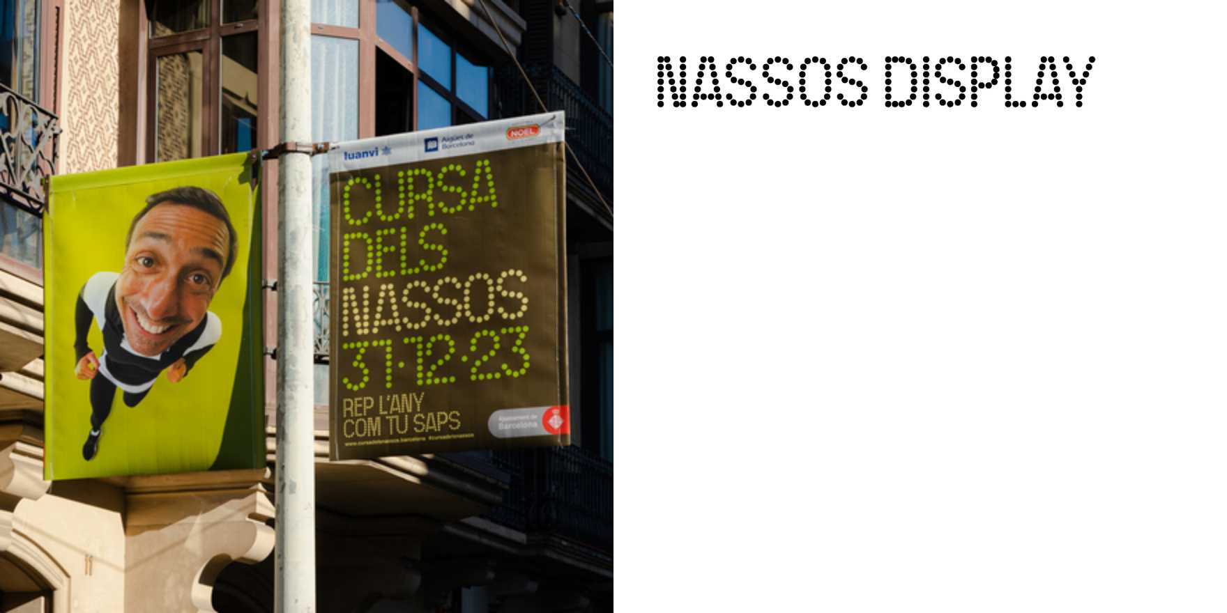 Cursa dels Nassos campaigns 2023–2024 - Fonts In Use