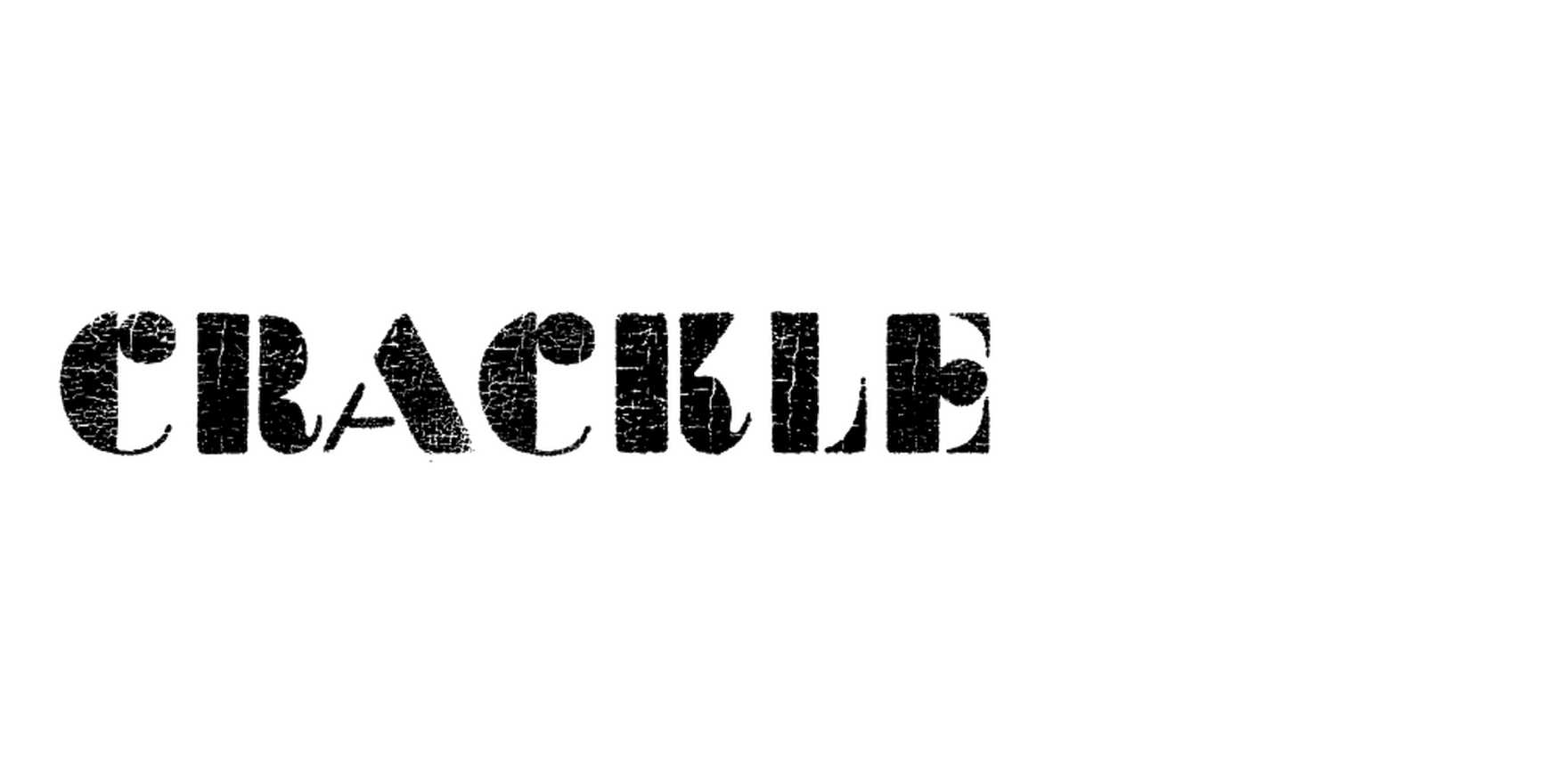 Crackle in use - Fonts In Use