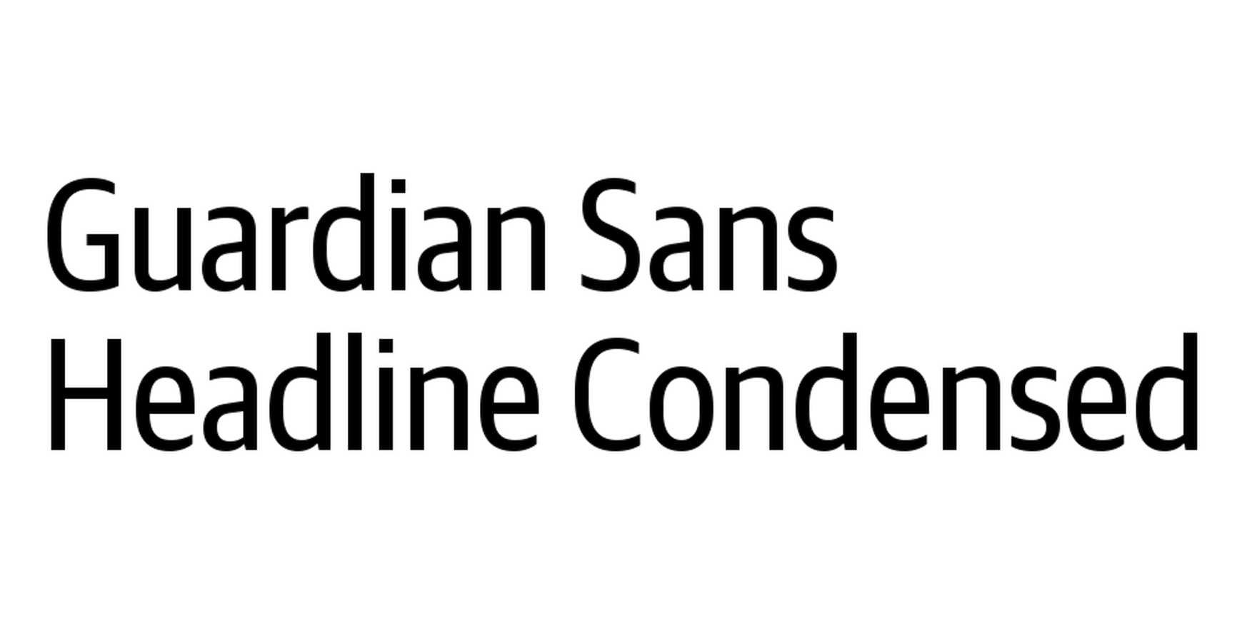 Guardian Sans Headline Condensed in use - Fonts In Use