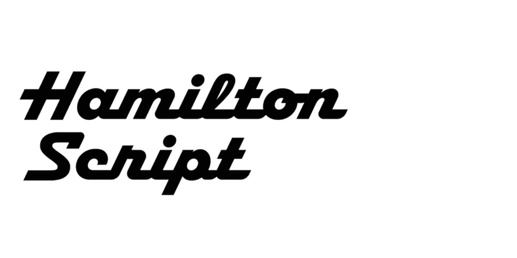 Hamilton Script in use - Fonts In Use
