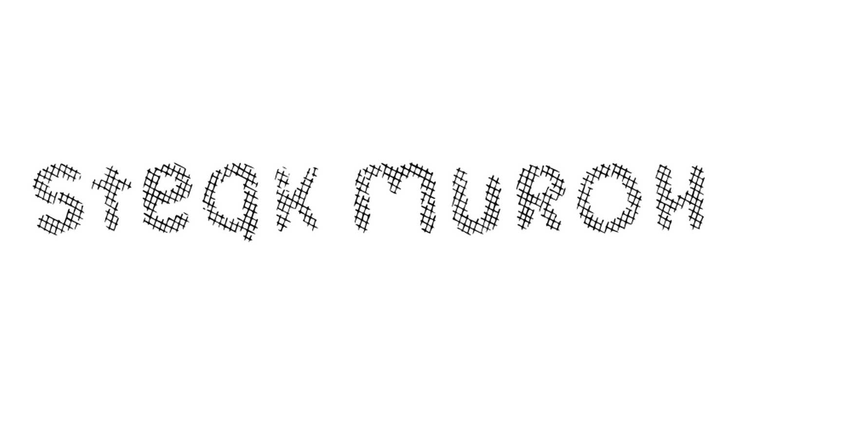 Steak Muroh in use - Fonts In Use
