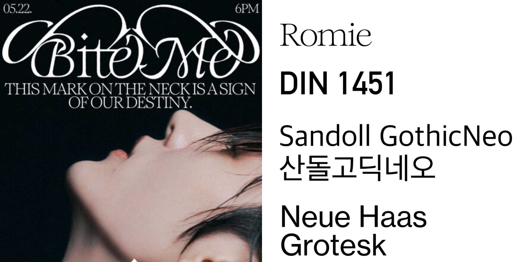 Enhypen – Dark Blood EP and campaign - Fonts In Use