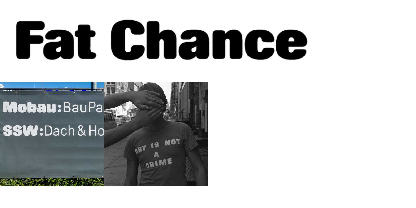 Fat Chance in use - Fonts In Use