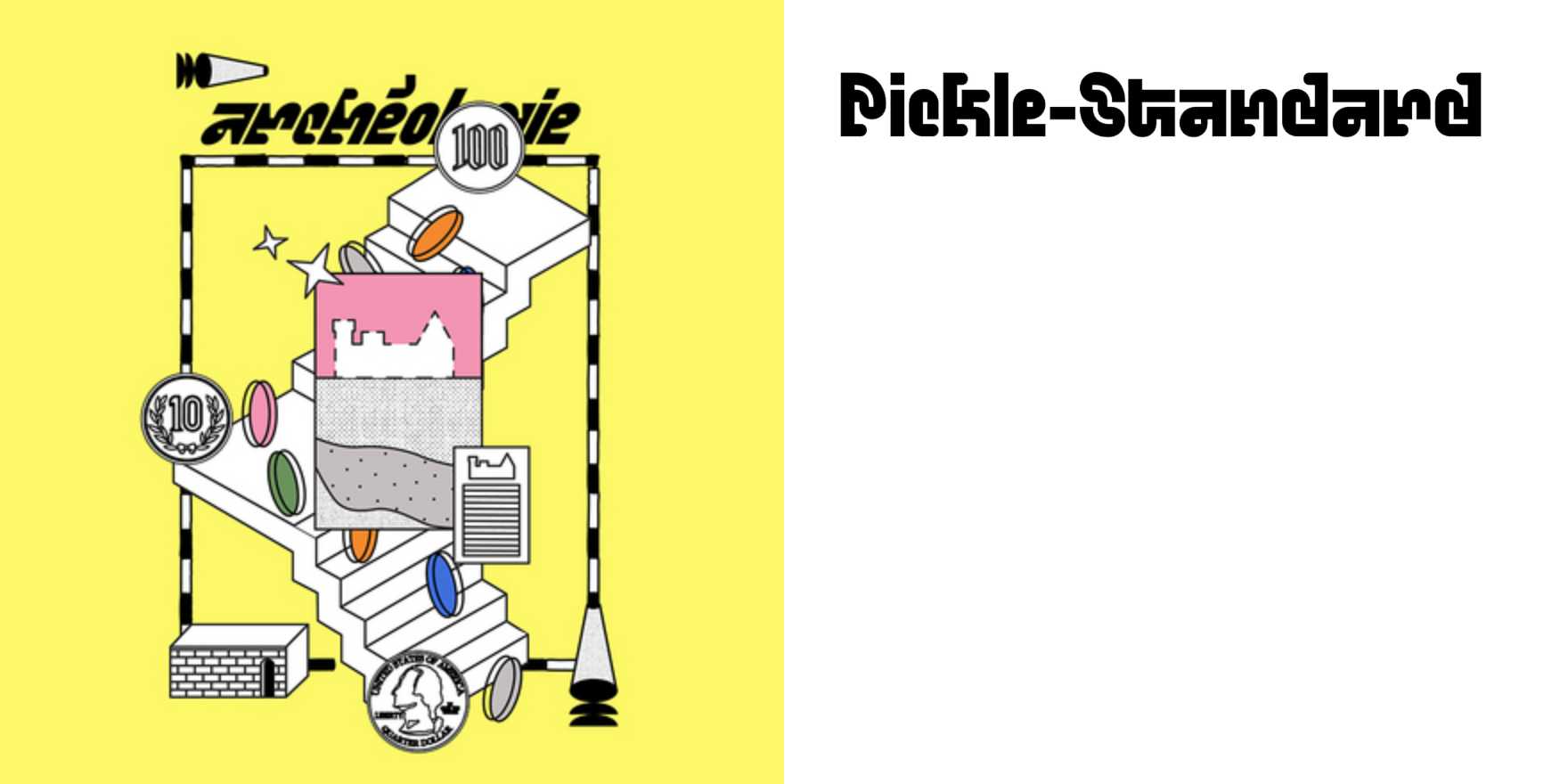 Gold diggers illustrations for Sparse - Fonts In Use