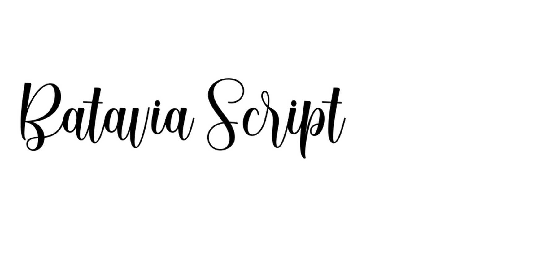 Batavia Script in use - Fonts In Use