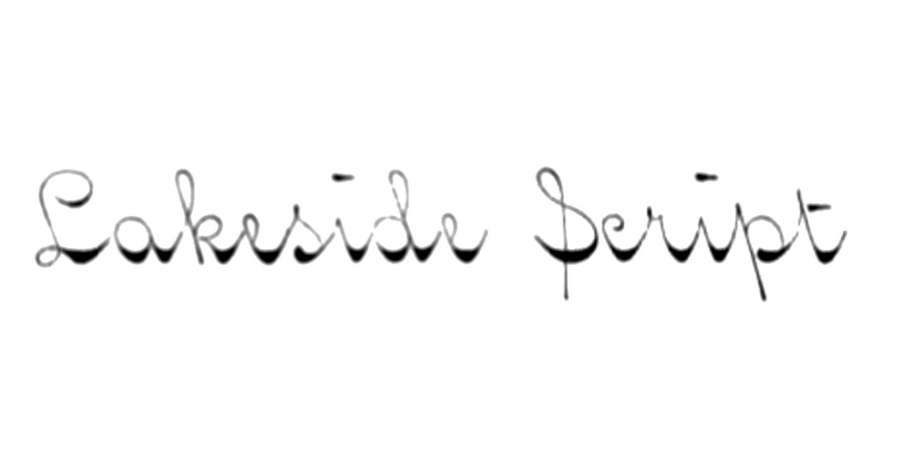 Lakeside Script in use - Fonts In Use