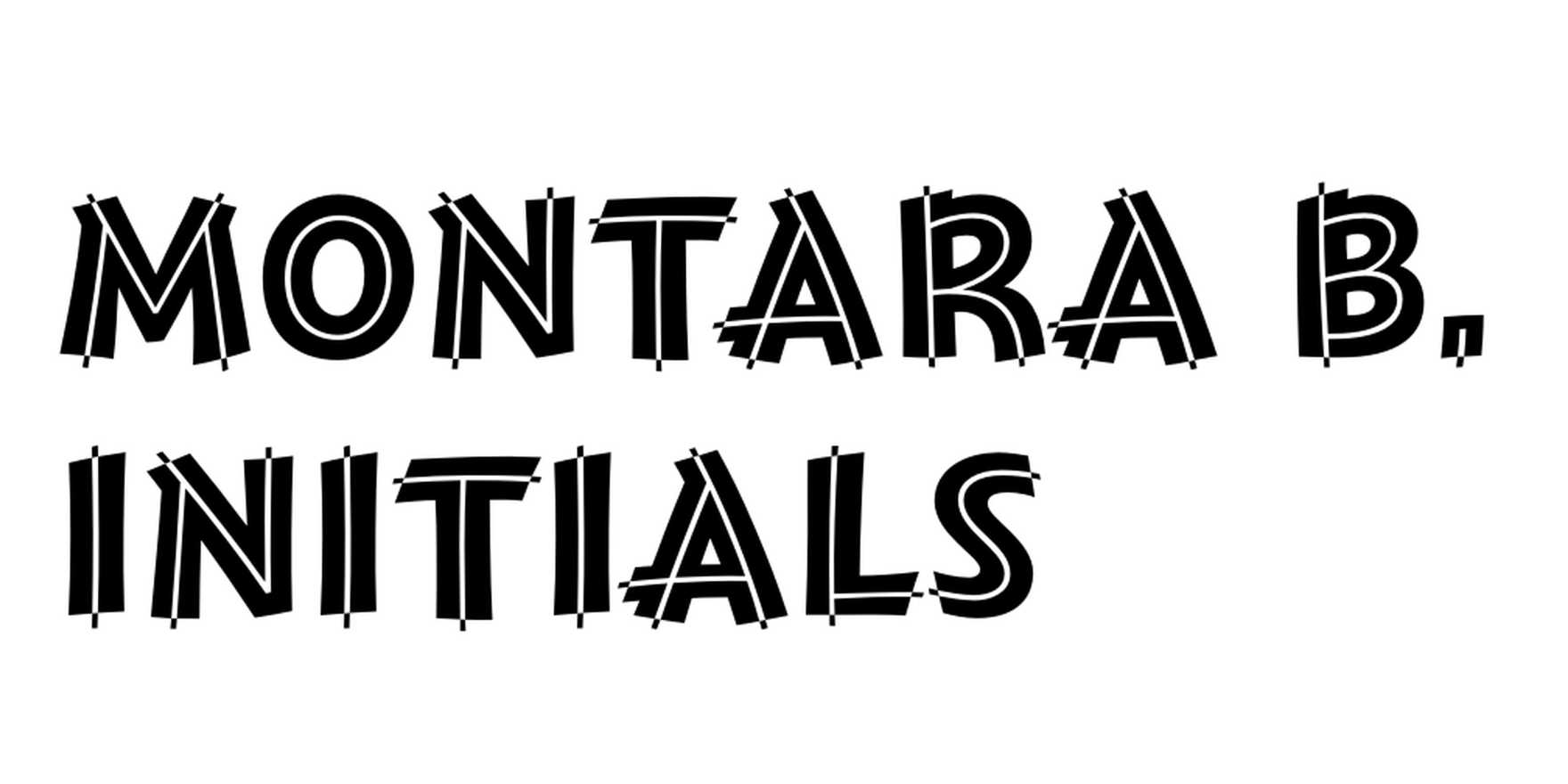 Montara Bold Initials in use - Fonts In Use