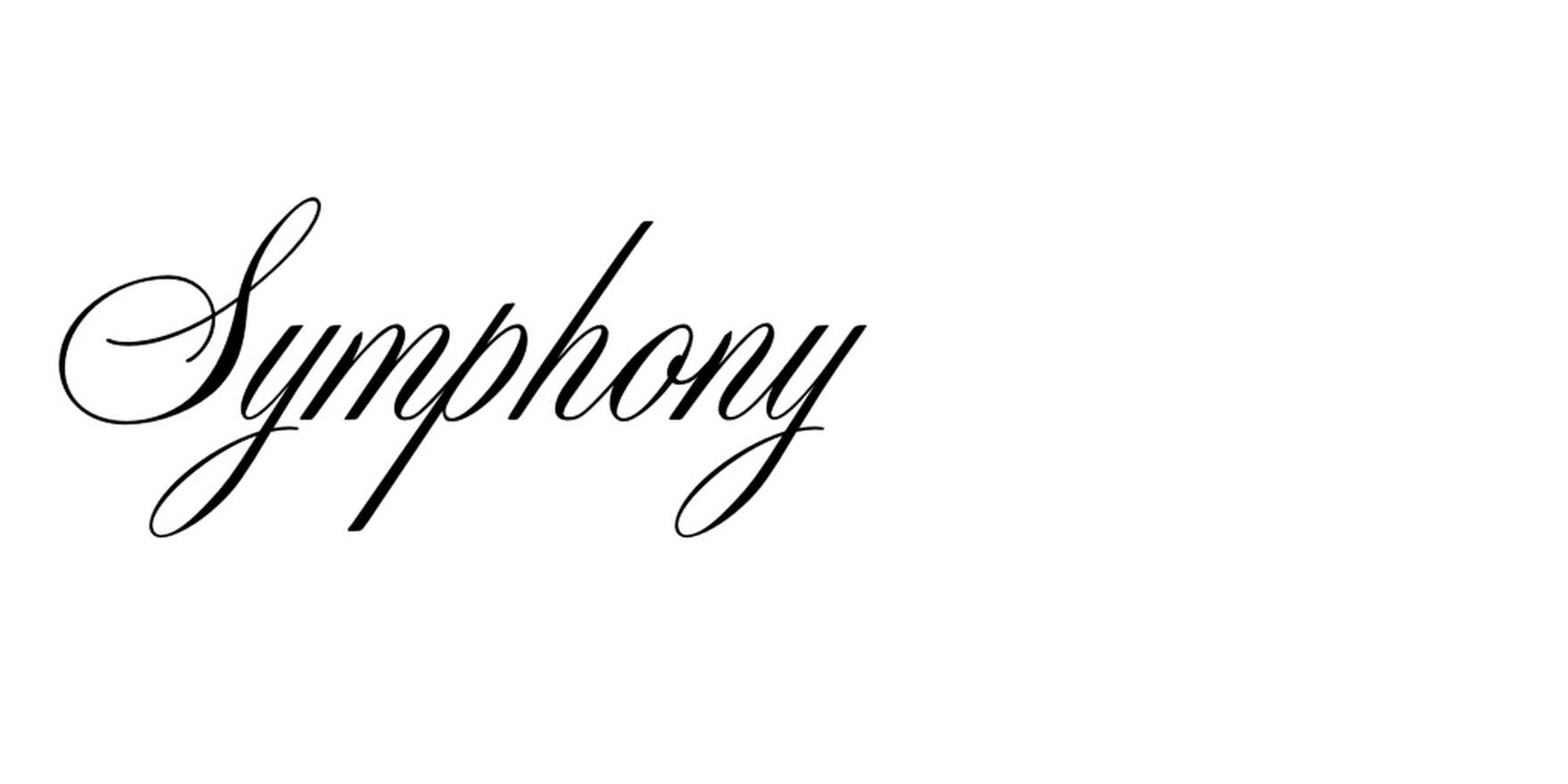Symphony in use - Fonts In Use