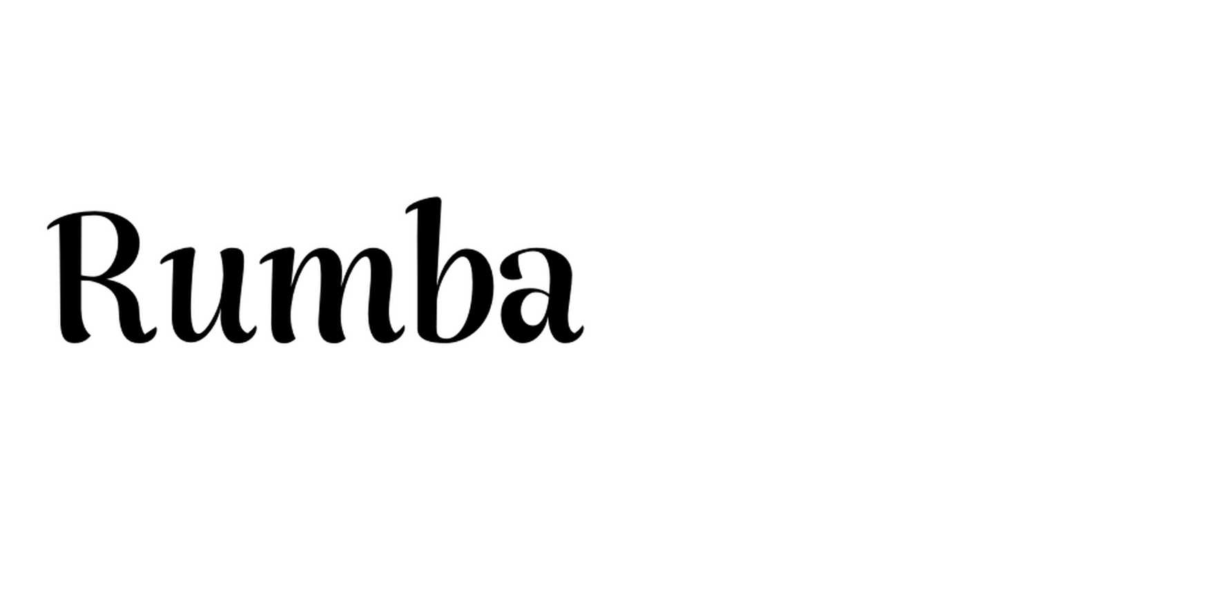 Rumba in use - Fonts In Use