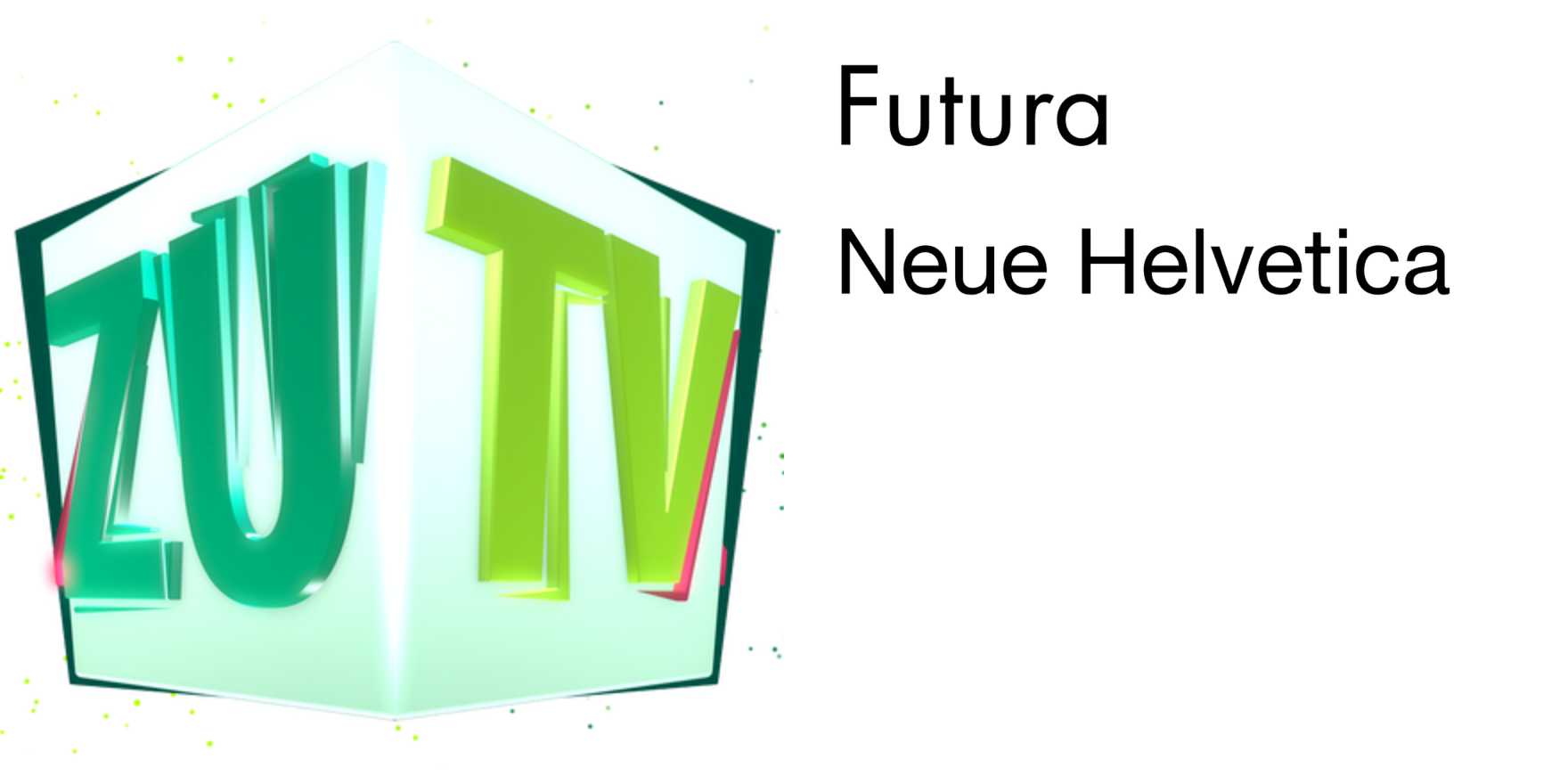 ZU TV identity - Fonts In Use