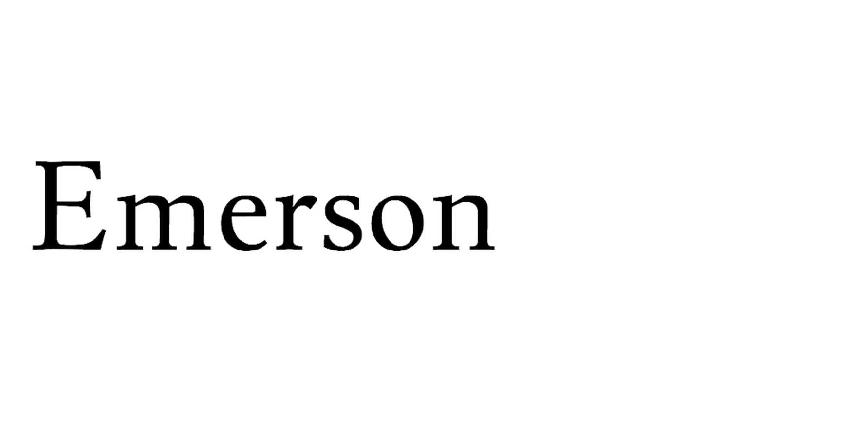 Emerson in use - Fonts In Use