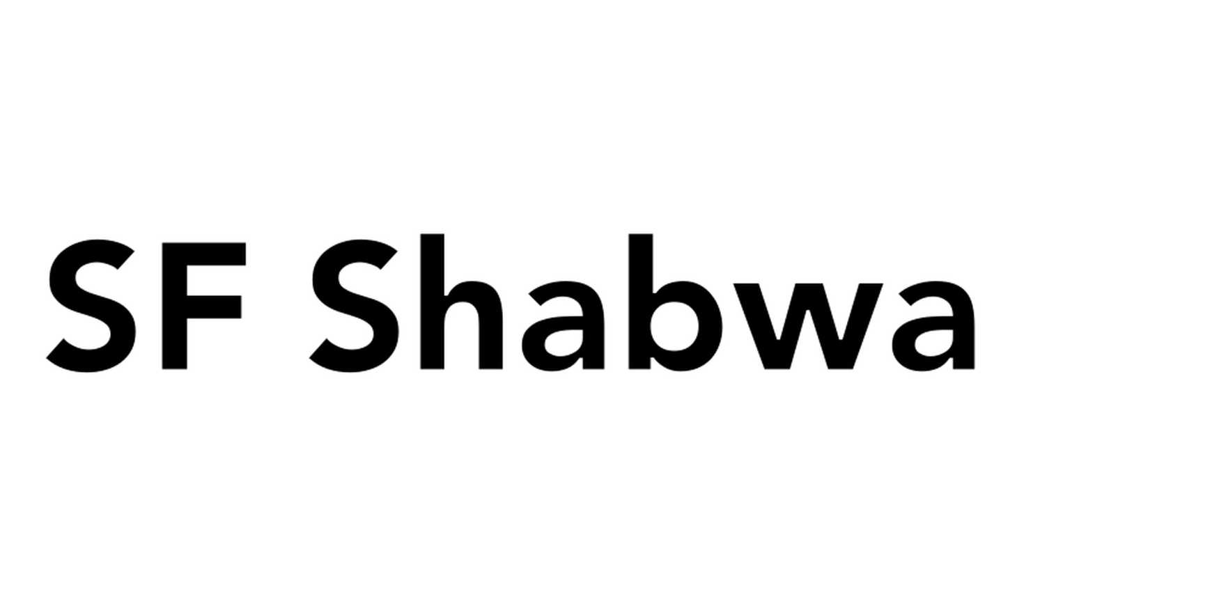 SF Shabwa in use - Fonts In Use