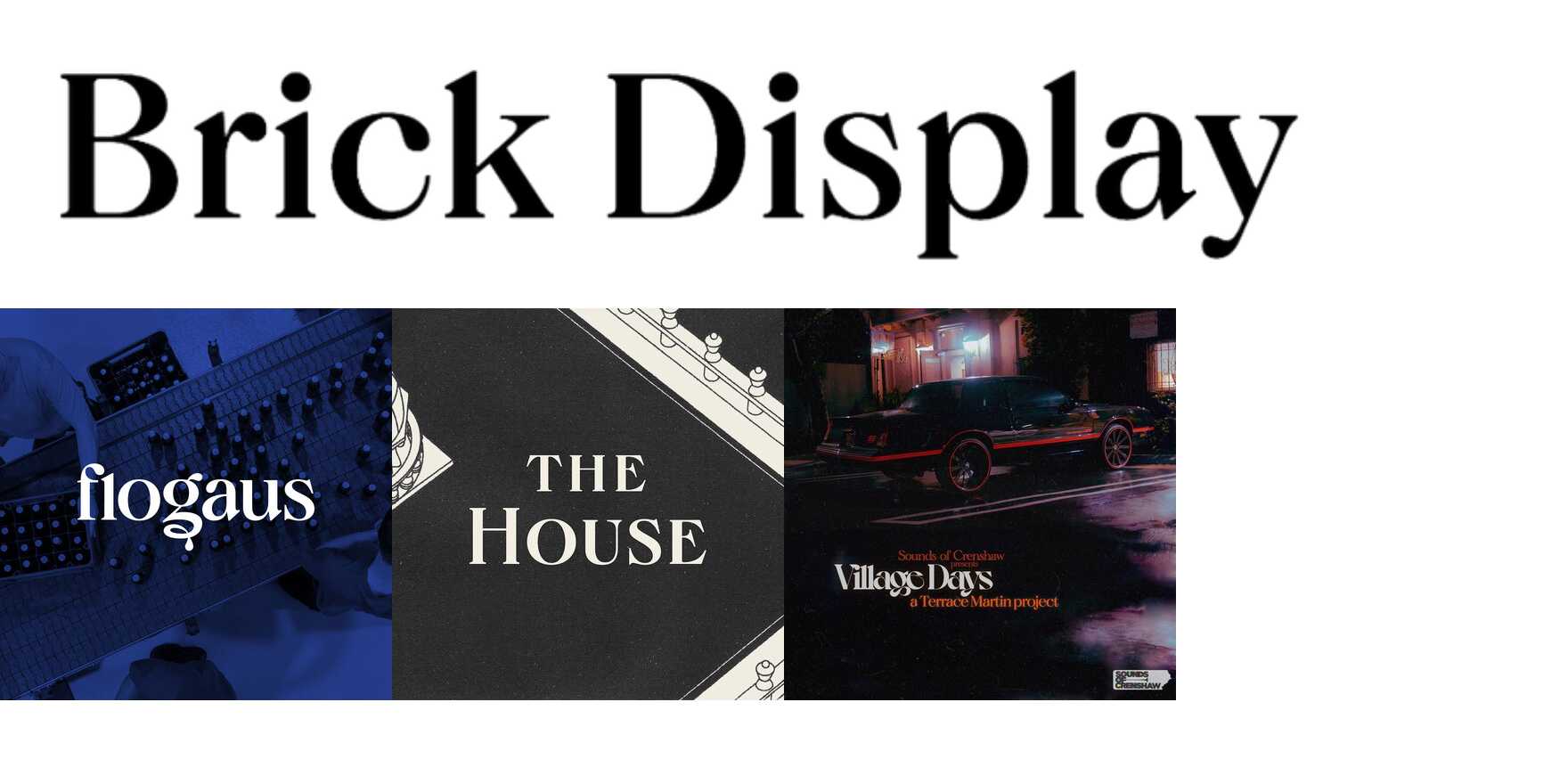 Brick Display in use - Fonts In Use
