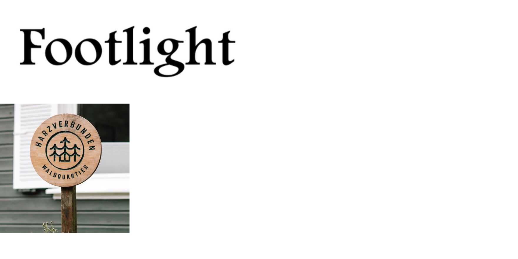 Footlight in use - Fonts In Use