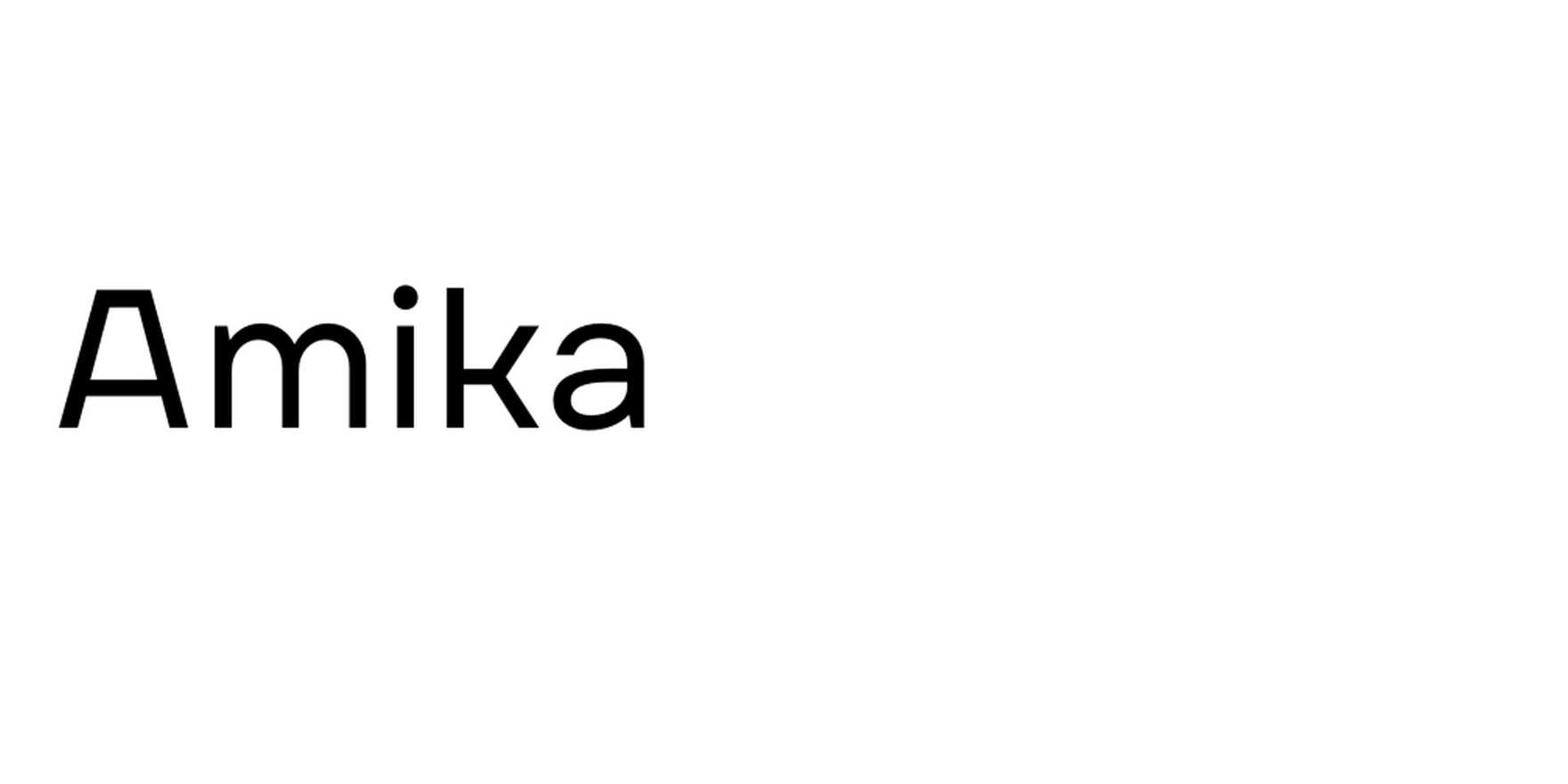 Amika in use - Fonts In Use