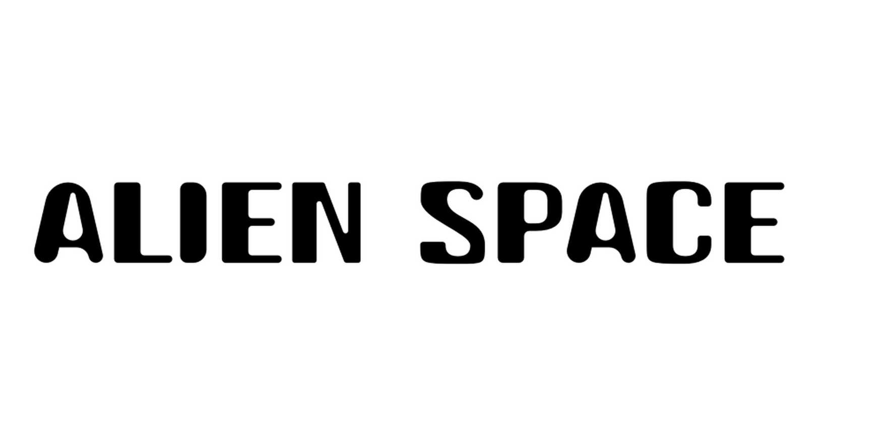 Alien Space in use - Fonts In Use
