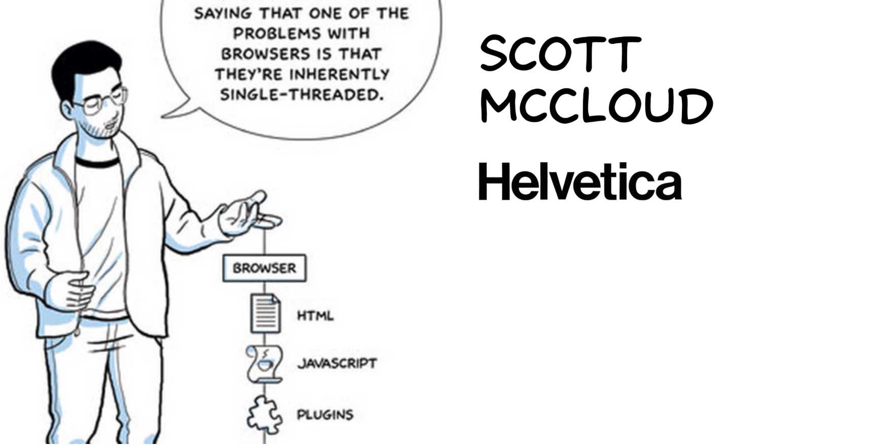 Google Chrome Introduction Comic - Fonts In Use