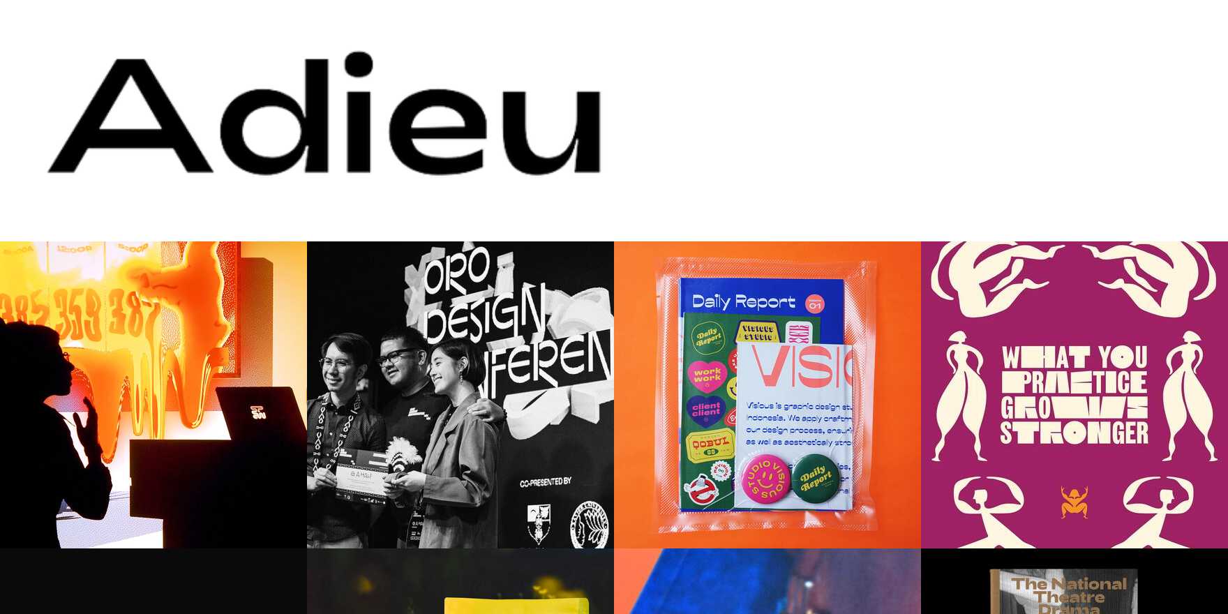 Adieu in use - Fonts In Use