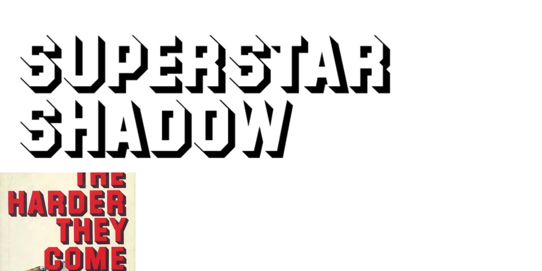 Superstar Shadow in use - Fonts In Use