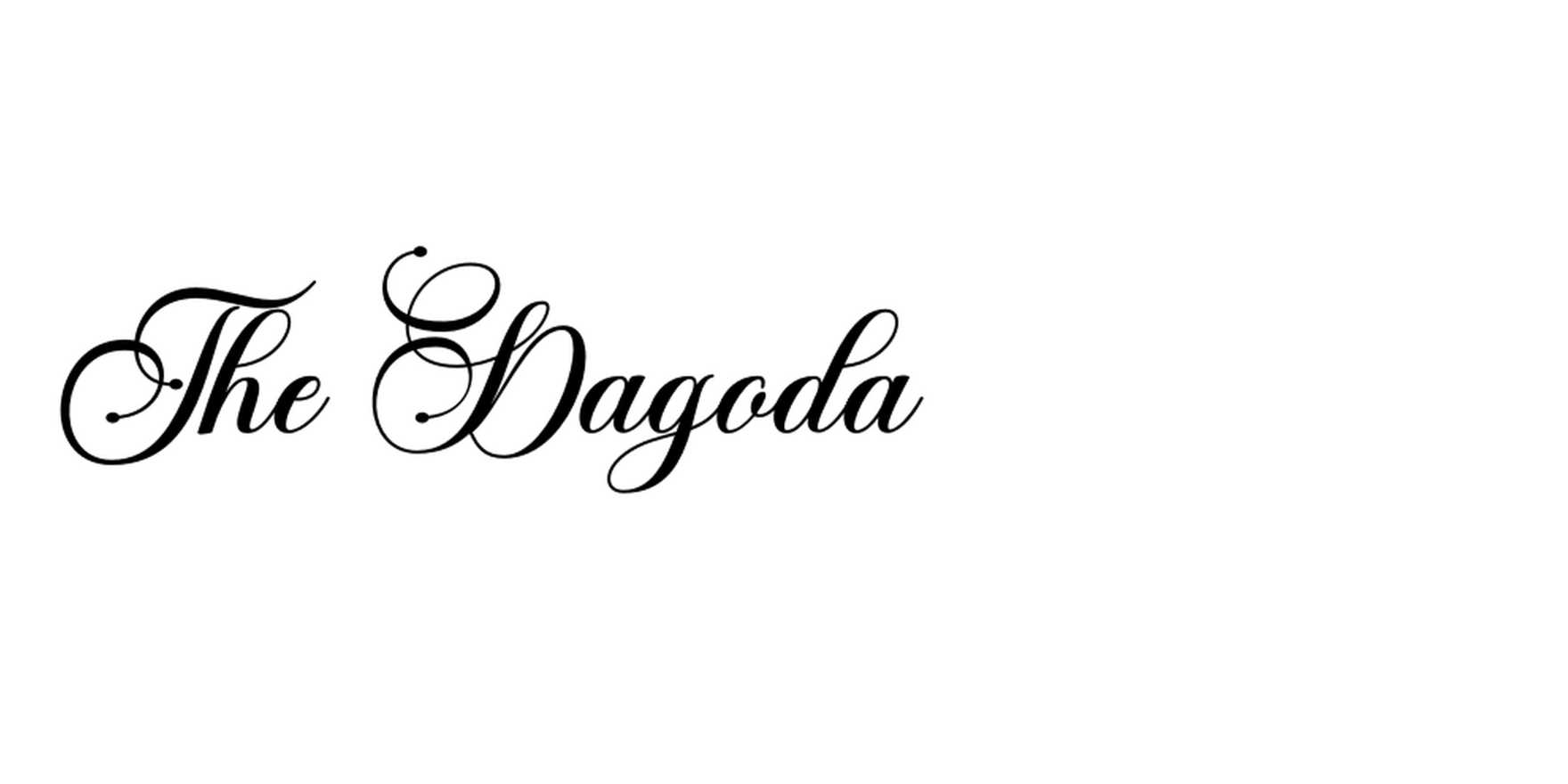 The Dagoda in use - Fonts In Use
