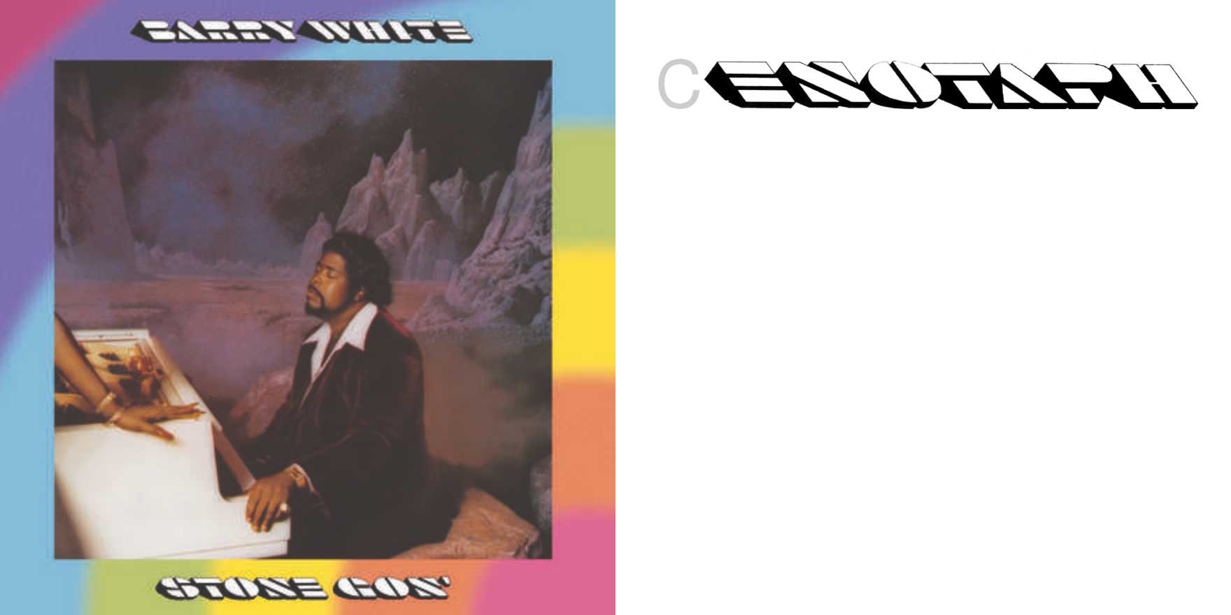 Barry White – Stone Gon’ album art - Fonts In Use