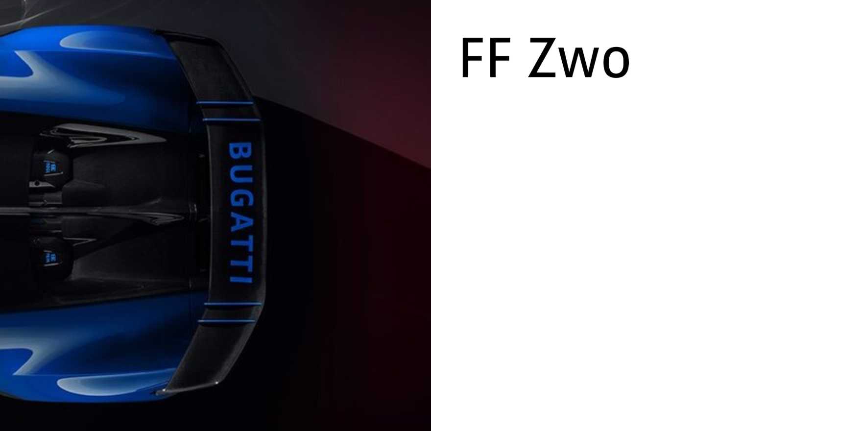 Bugatti Chiron Pur Sport - Fonts In Use