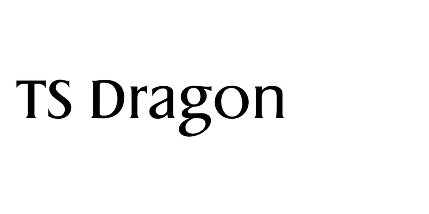 TS Dragon in use - Fonts In Use