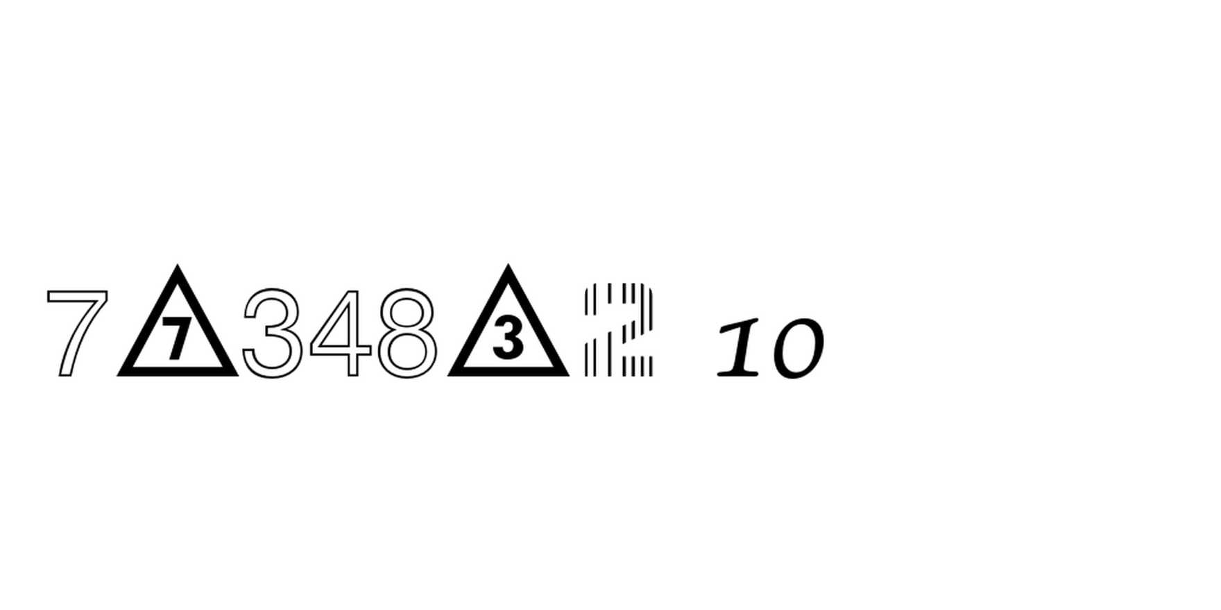 Numerics 10 in use - Fonts In Use