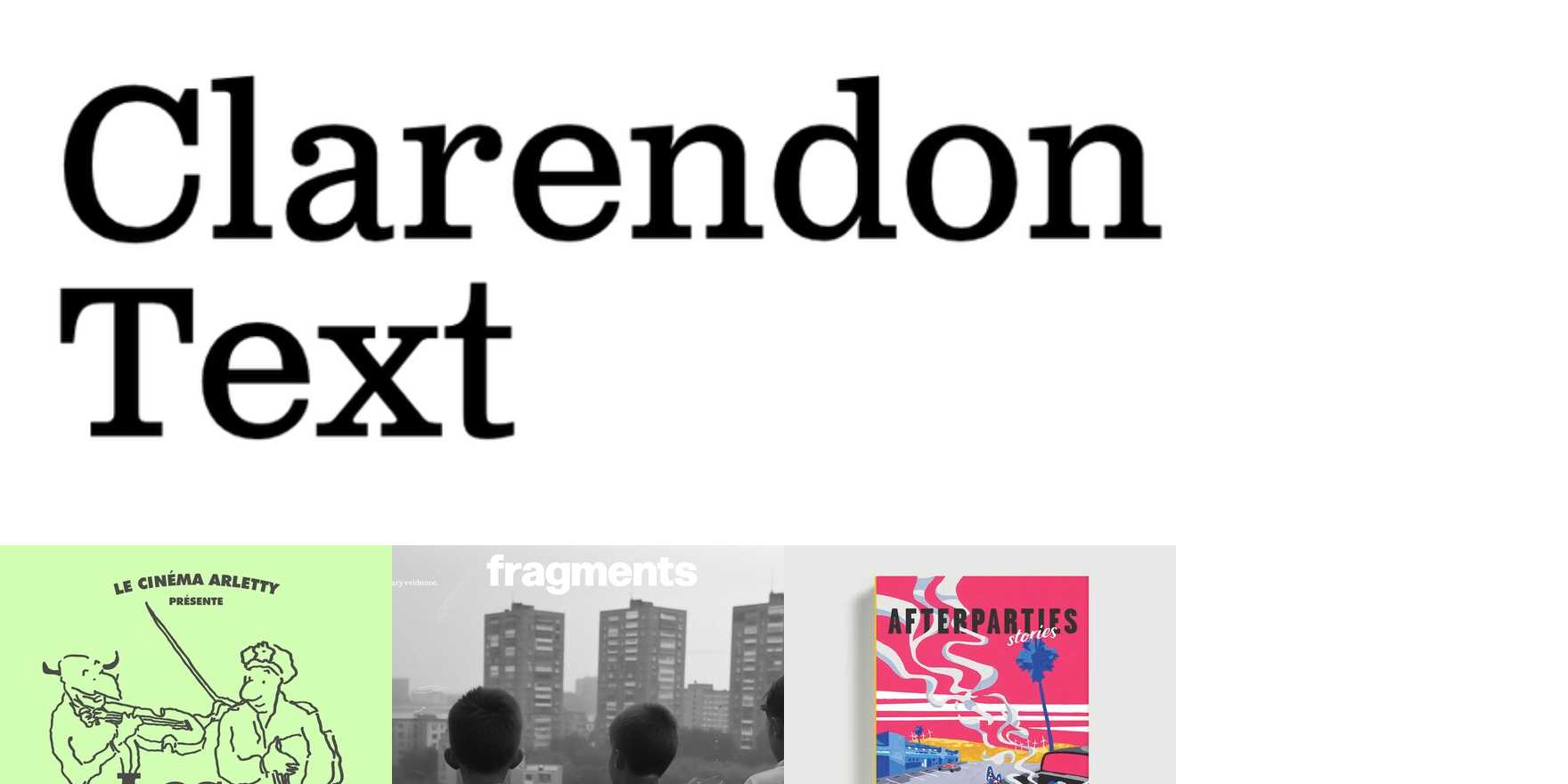 Clarendon Text in use - Fonts In Use