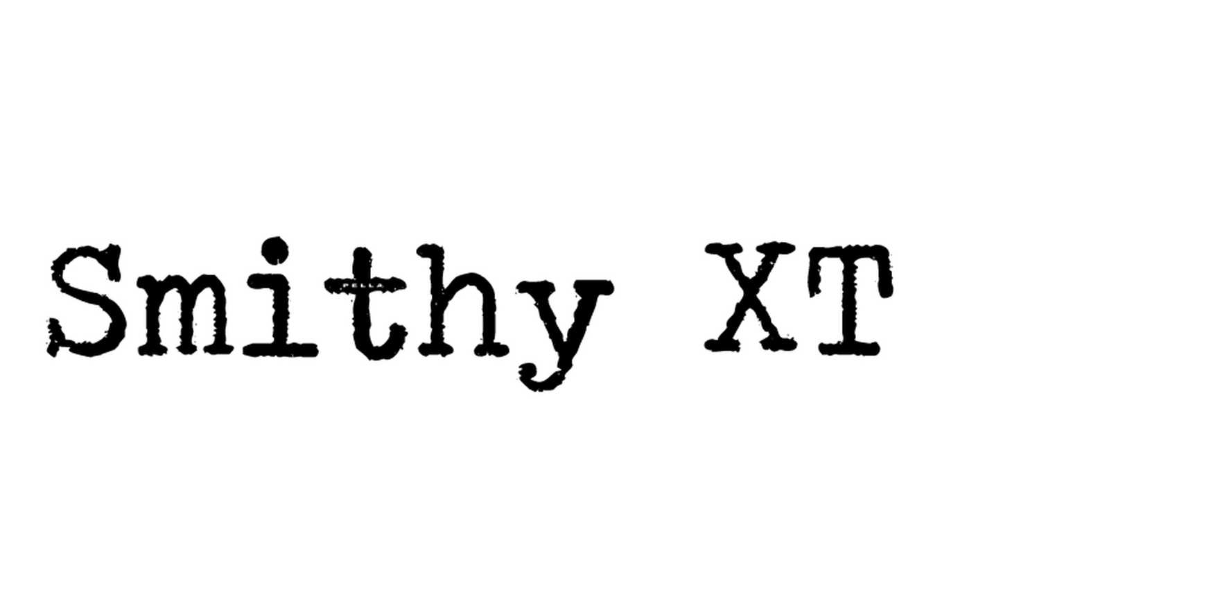 Smithy XT in use - Fonts In Use