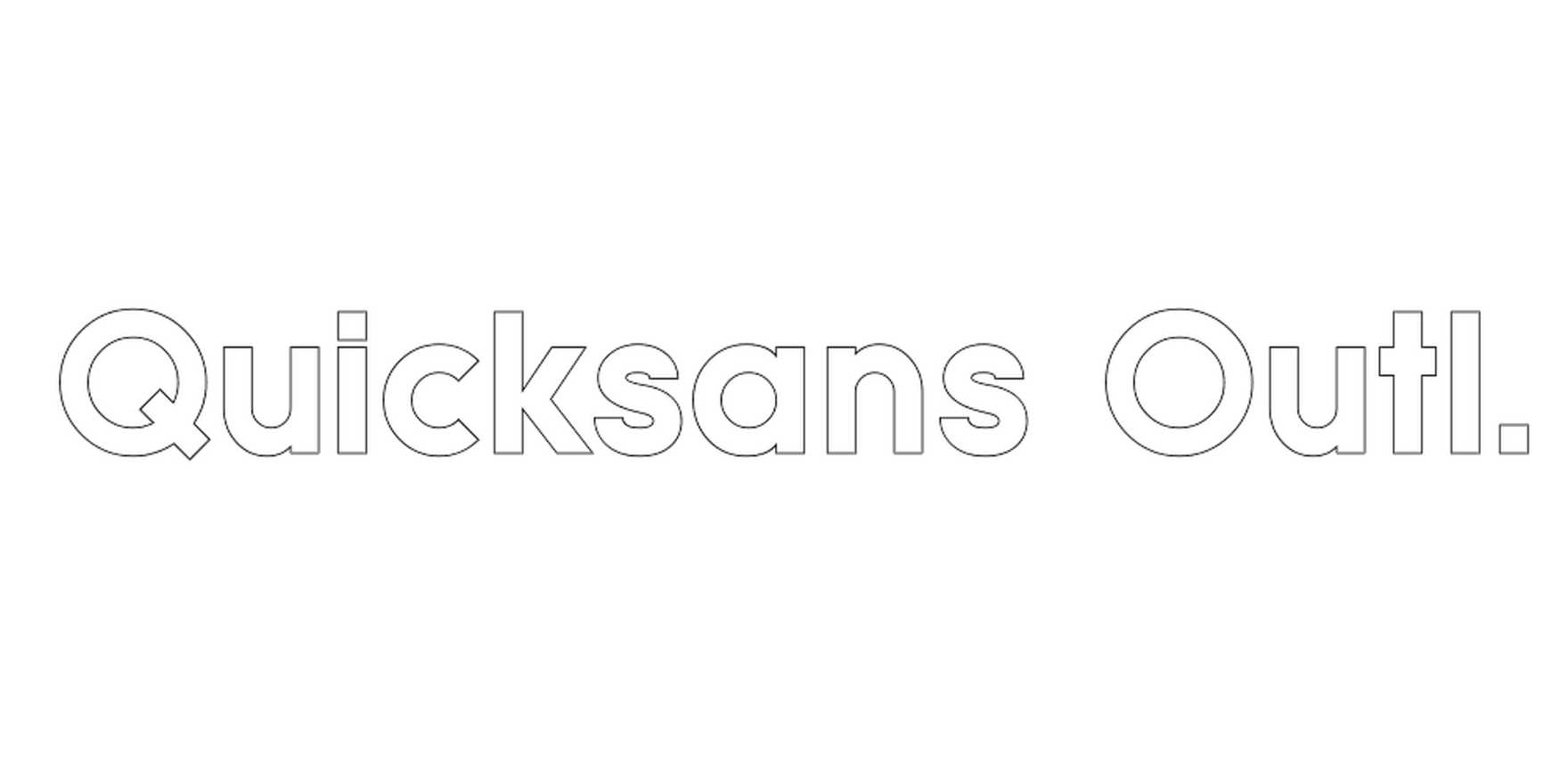 Quicksans Accurate Outline in use - Fonts In Use