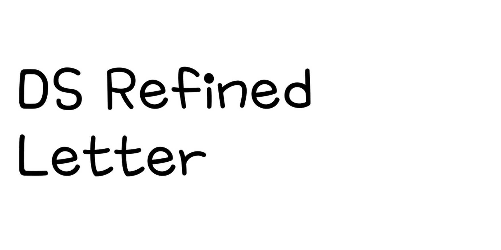 DS Refined Letter in use - Fonts In Use