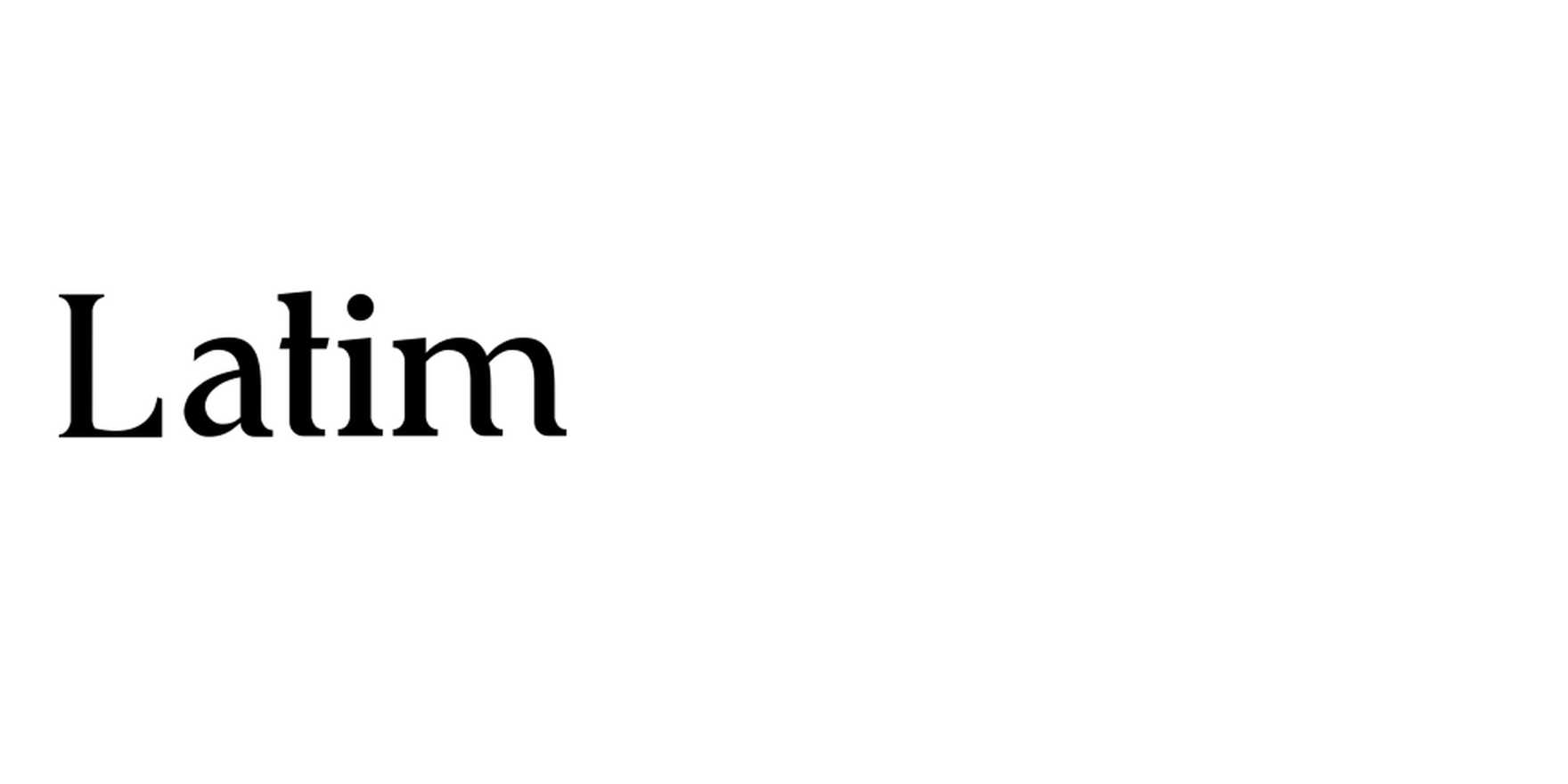 Latim in use - Fonts In Use
