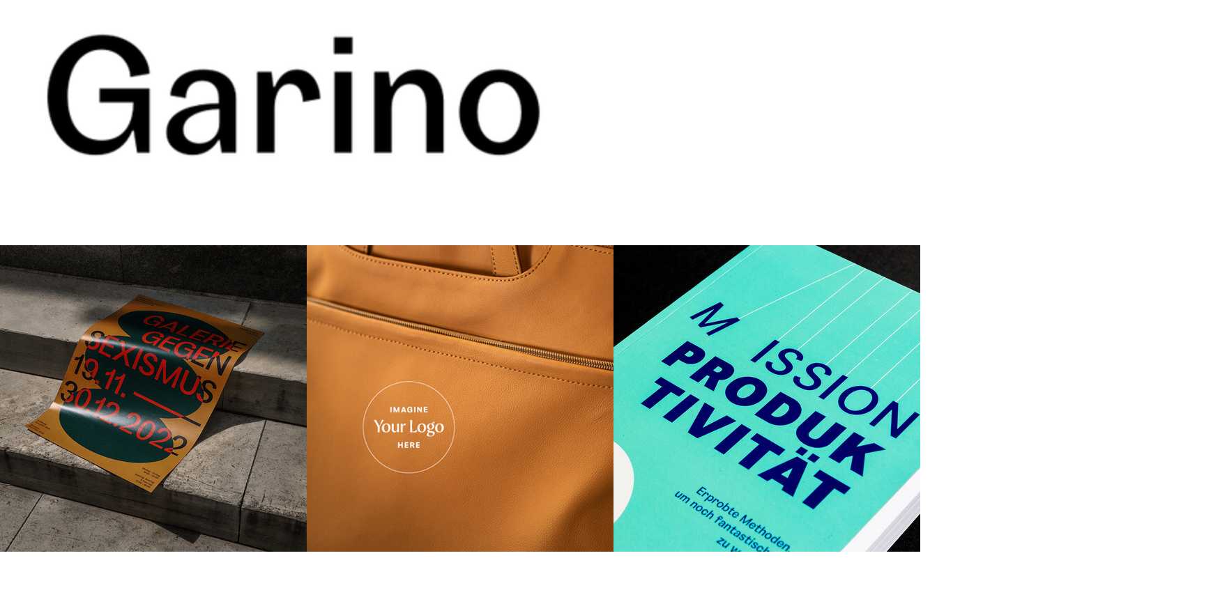 Garino in use - Fonts In Use