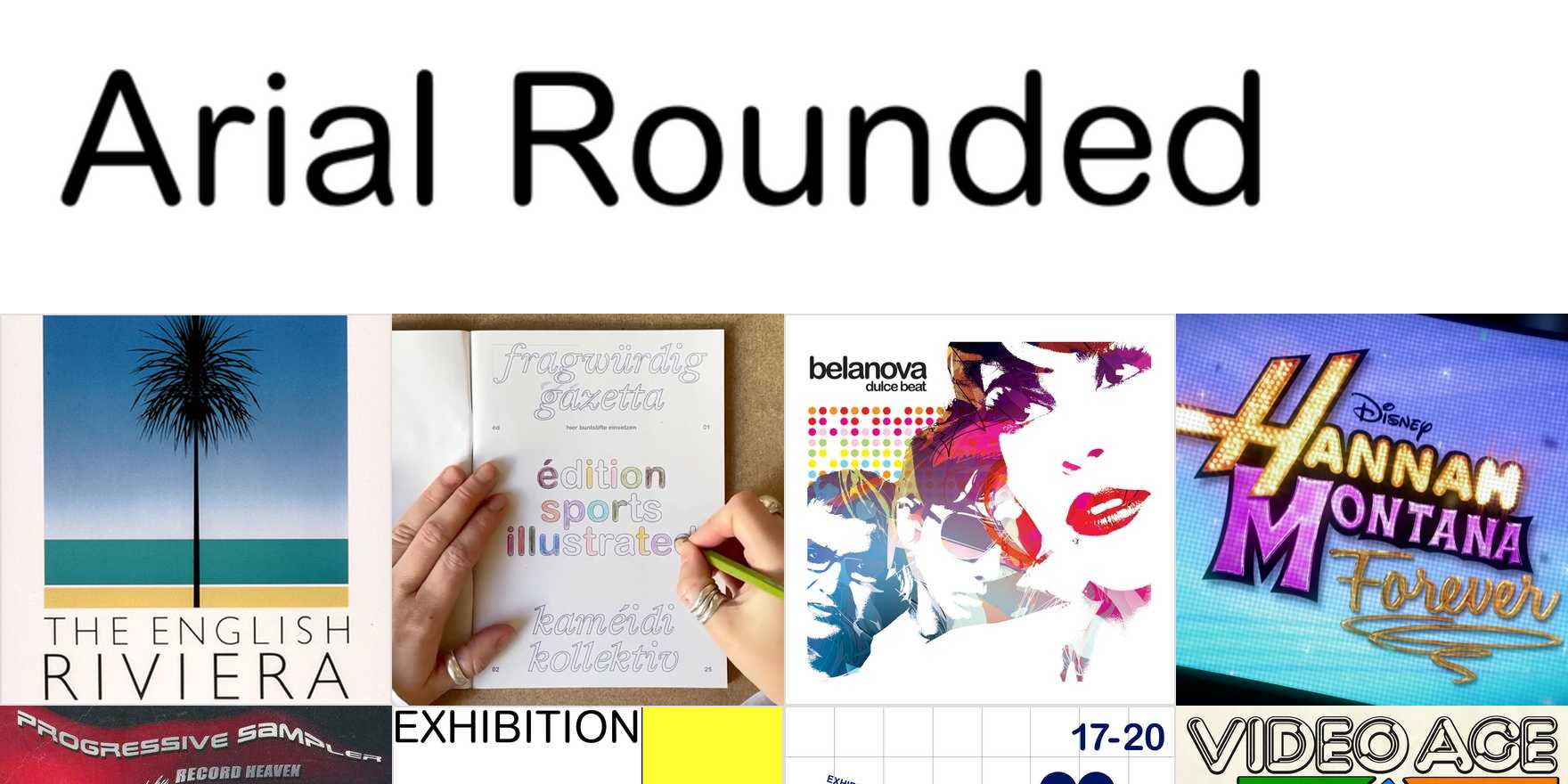 Arial Rounded in use - Fonts In Use