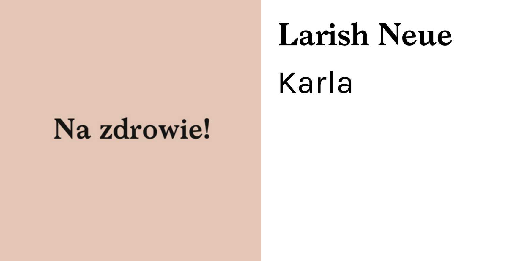 Borsch Vodka & Tears - Fonts In Use