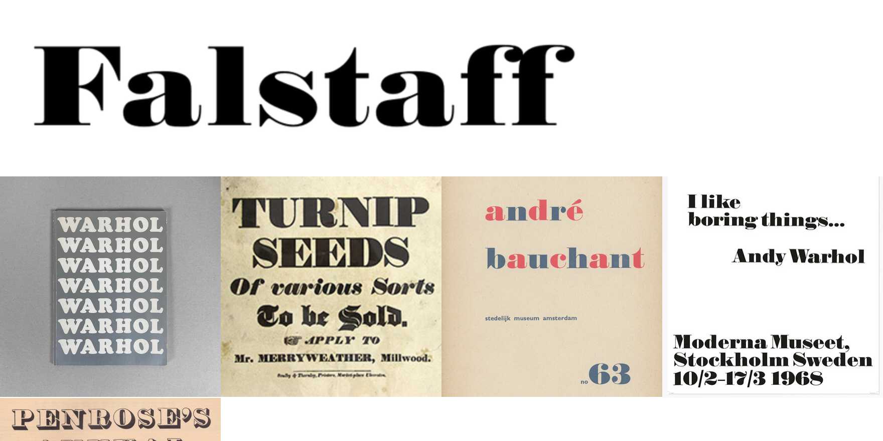 Falstaff in use - Fonts In Use