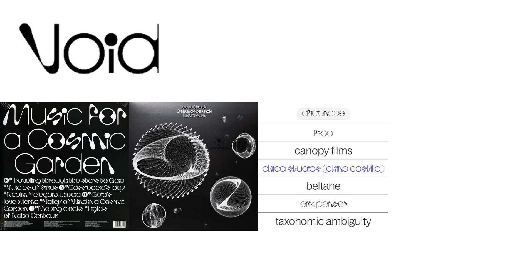 Void in use - Fonts In Use