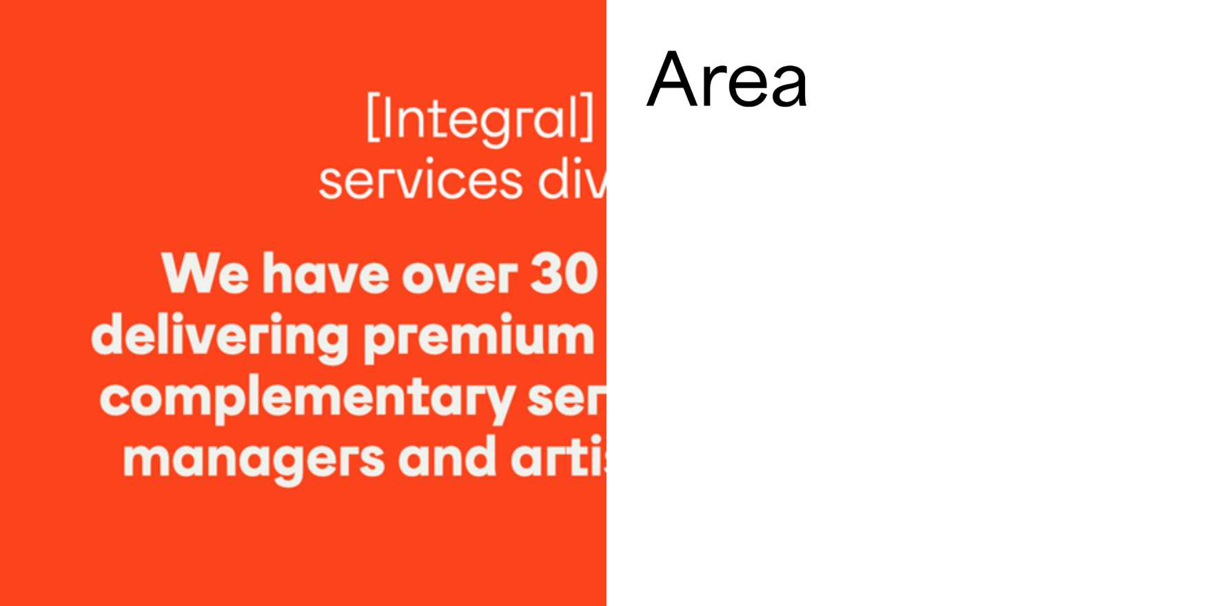 Integral Music - Fonts In Use