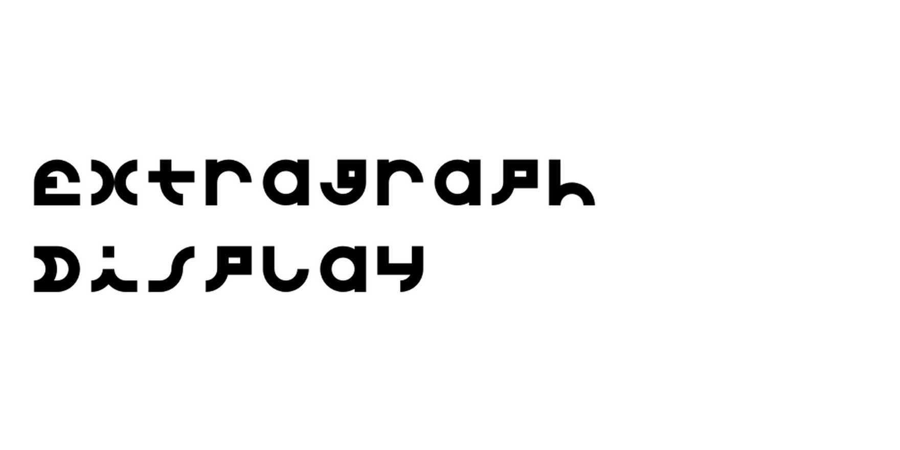 Extragraph Display in use - Fonts In Use