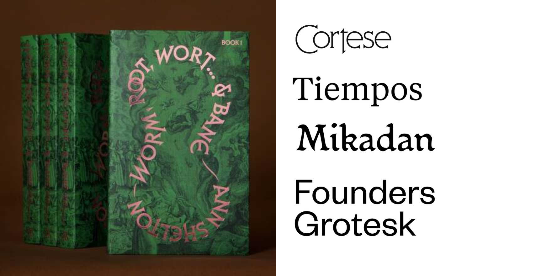 worm, root, wort… & bane by Ann Shelton - Fonts In Use