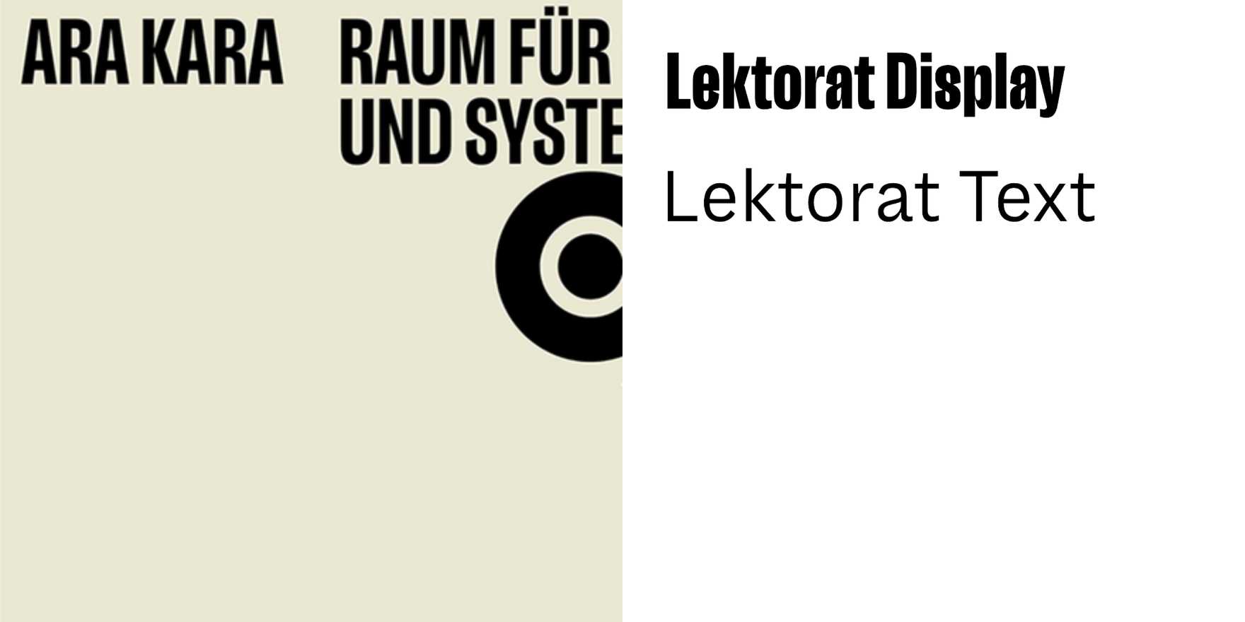 Ara Kara website - Fonts In Use