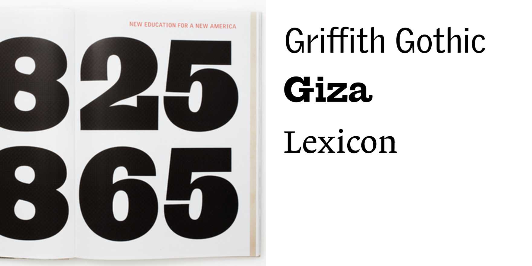 Making History / Making Art / MICA - Fonts In Use