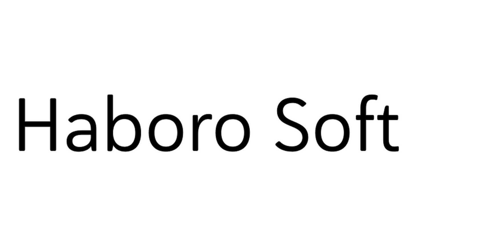 Haboro Soft in use - Fonts In Use