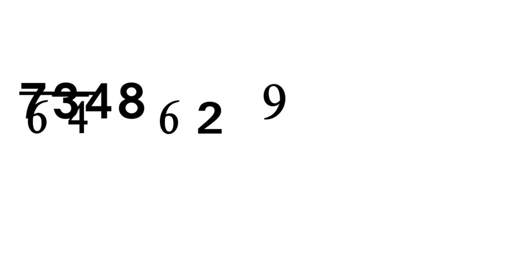 Numerics 9 in use - Fonts In Use