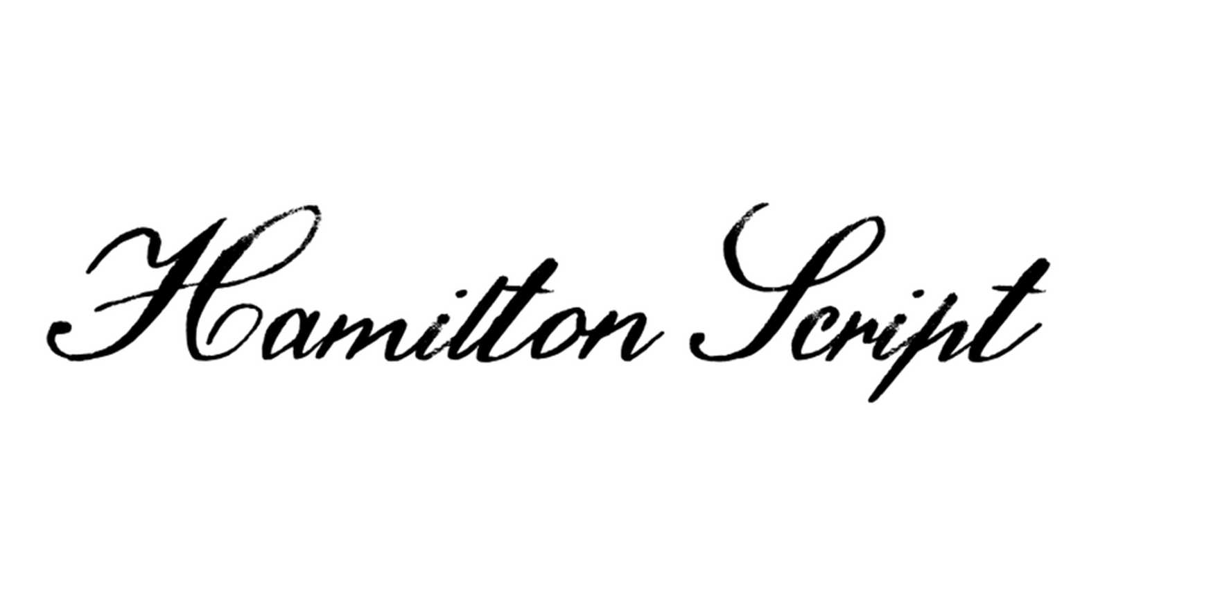 Hamilton Script (Chalky) in use - Fonts In Use