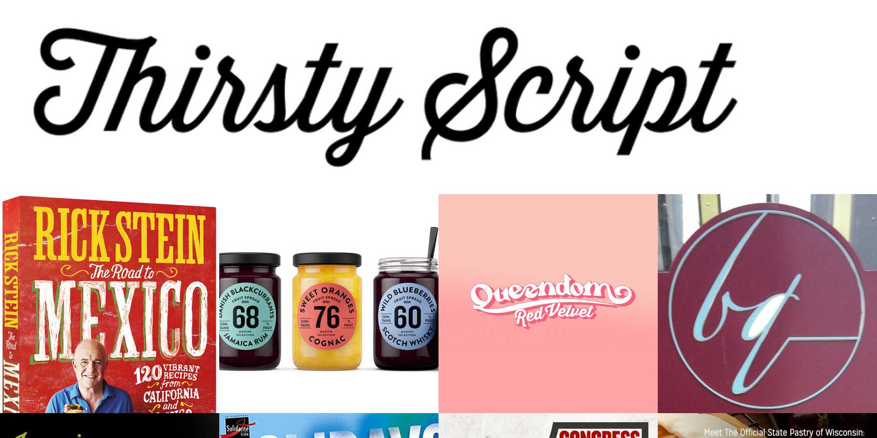 Thirsty Script in use - Fonts In Use