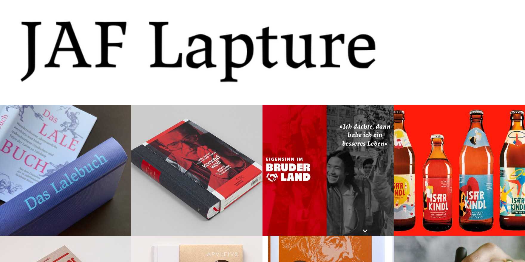 JAF Lapture in use - Fonts In Use