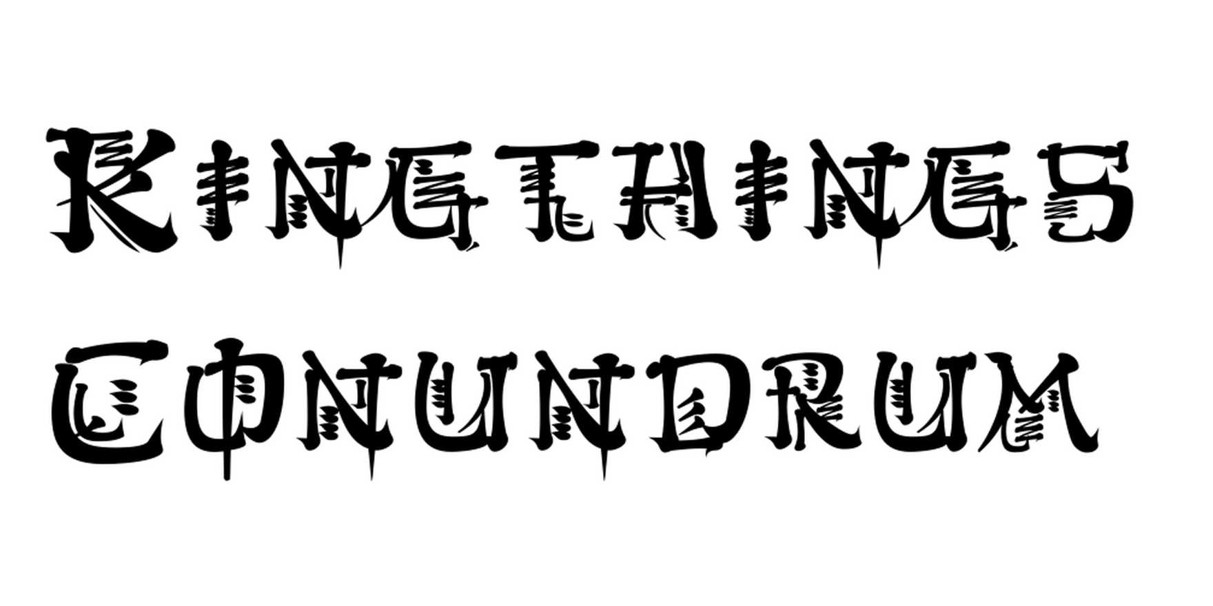 Kingthings Conundrum in use - Fonts In Use
